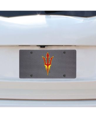 Multi Arizona State Sun Devils Carbon Fiber License Plate - Macy's
