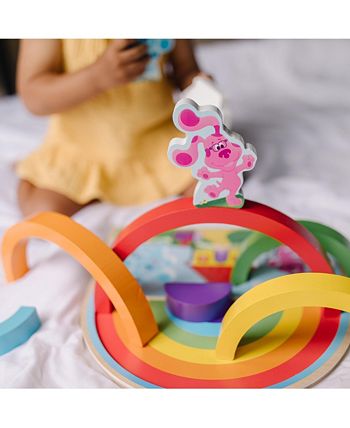 Melissa and Doug Blues Clues Rainbow Stacker Puzzle, Set of 9 - Macy's