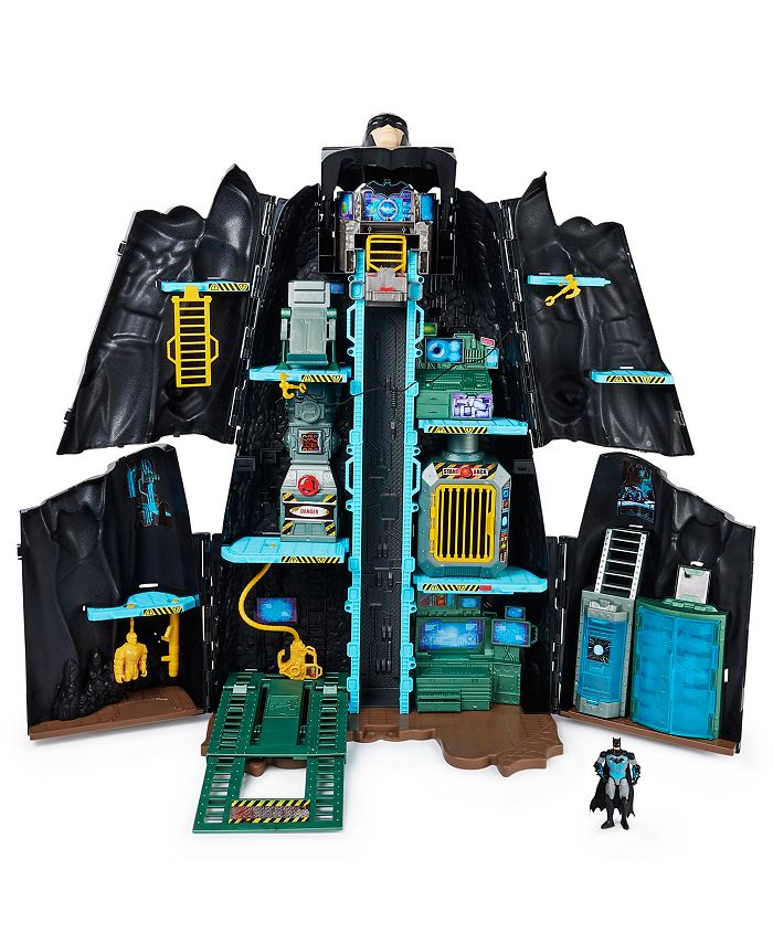 Batman Bat-Tech Batcave, Giant Transforming Playset with Exclusive 4 ...
