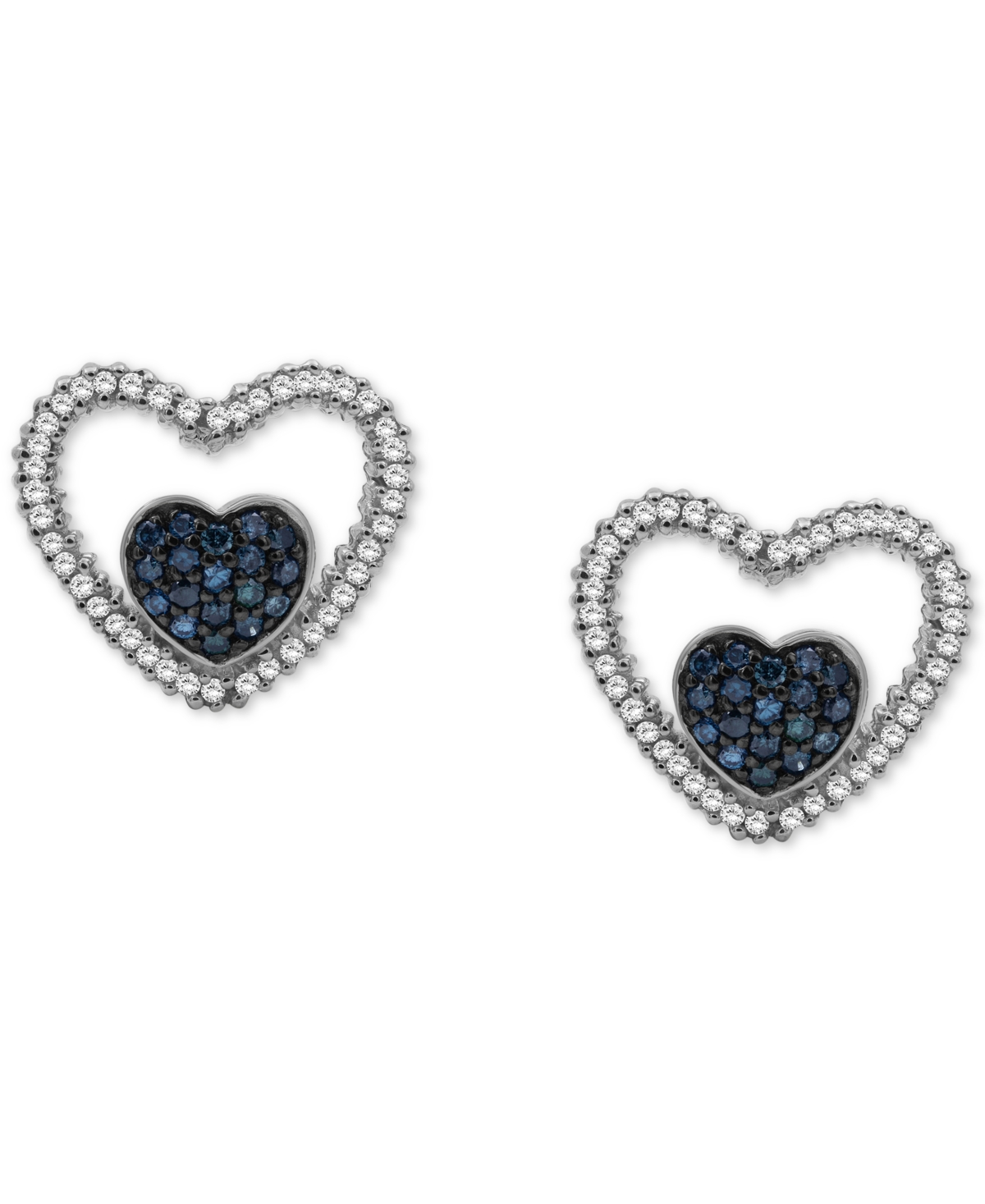 Click here for Blue Diamond (1/3 ct. t.w.) & White Diamond (1/6 c... prices