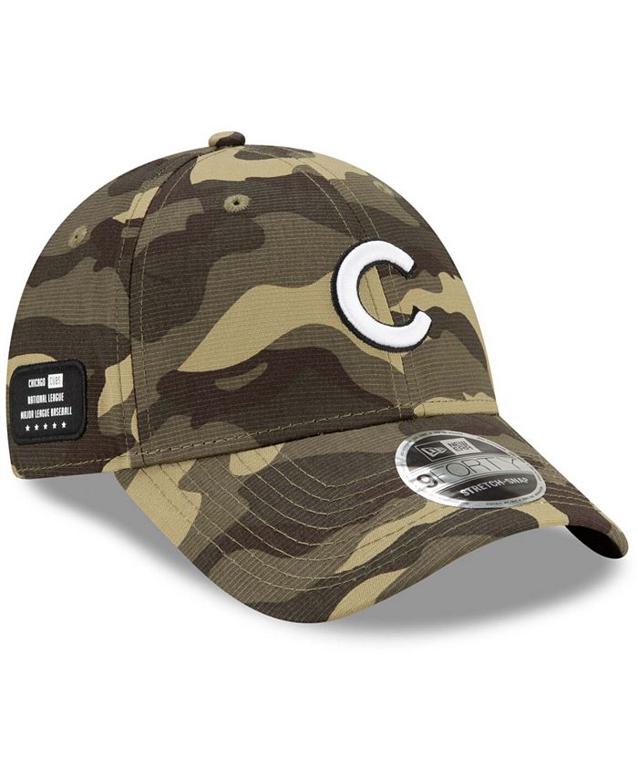 New Era Men's Camo Chicago Cubs 2021 Armed Forces Day 9Forty Adjustable ...