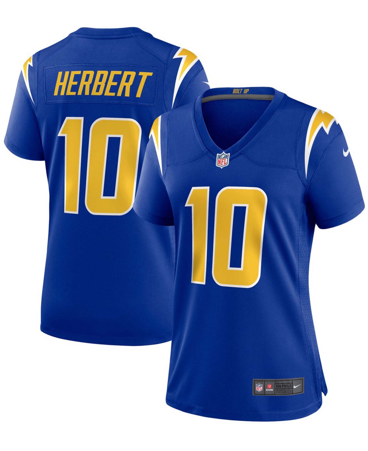 Click here for Nike Womens Justin Herbert Los Angeles Chargers Al... prices