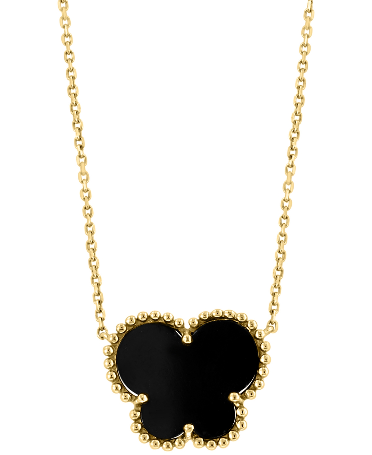 Click here for Effy Onyx Butterfly Silhouette 18 Pendant Necklace... prices