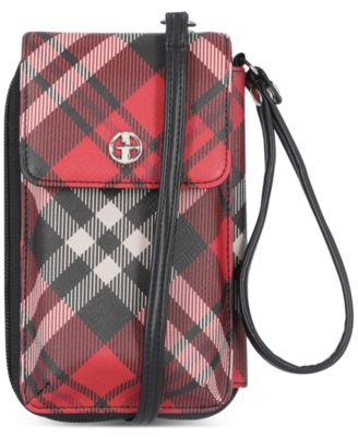 Softy Plaid Wallet on String