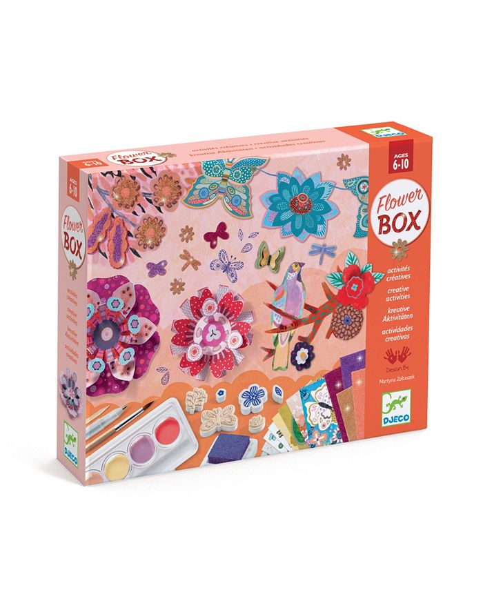 DJECO 6-in-1 Multi Activity Craft Kit, Flower Box Multi Activity Kit ...