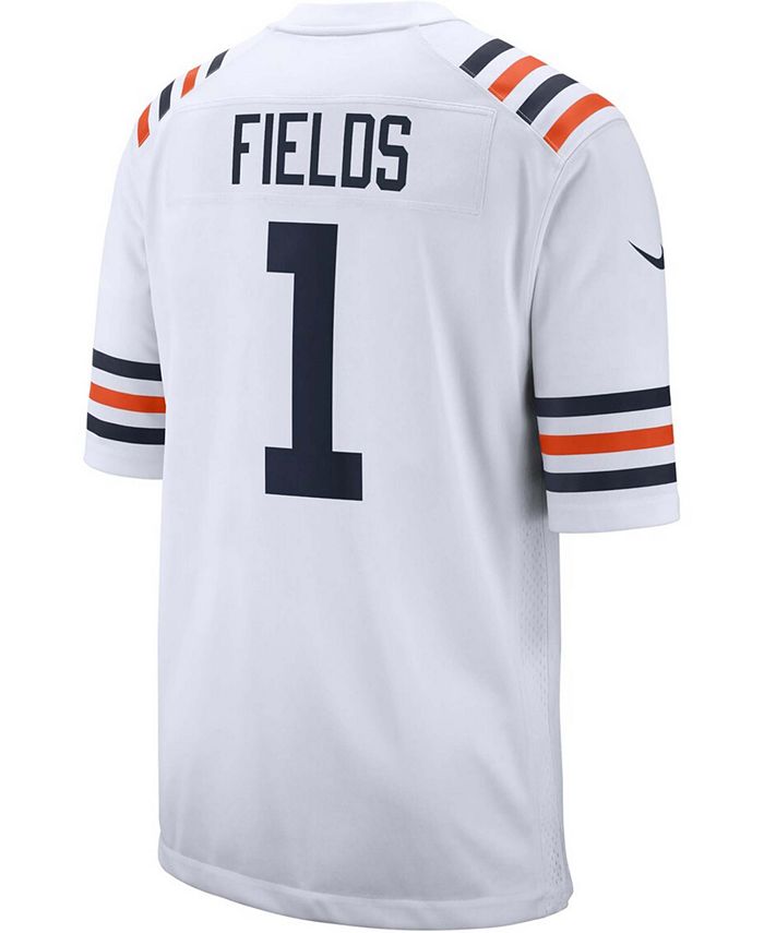 Nike Men's Justin Fields White Chicago Bears Alternate Game Jersey - Macy's