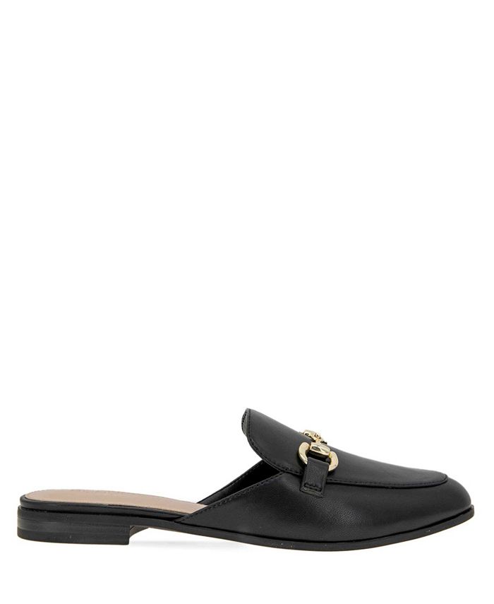 BCBGeneration Women's Zorie Tailored Slip-On Loafer Mules - Macy's