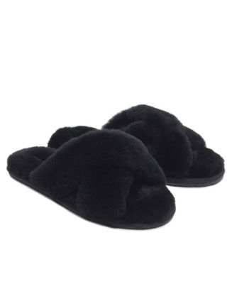 Radley London Women's Cuba Street Shearling Crossover Slippers - Macy's