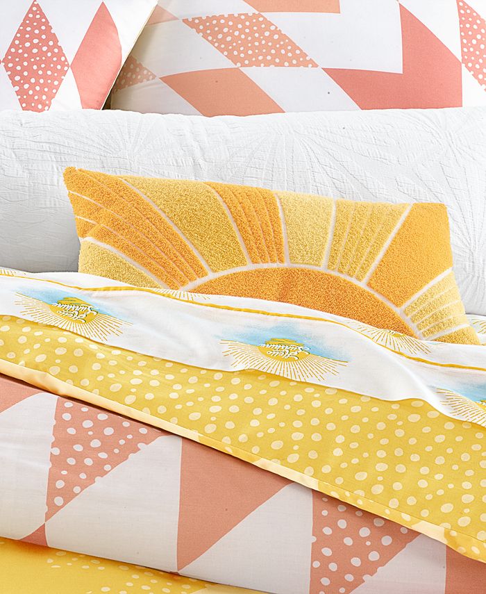 Whim by Martha Stewart Sunburst 3-Pc. Reversible Full/Queen Comforter ...