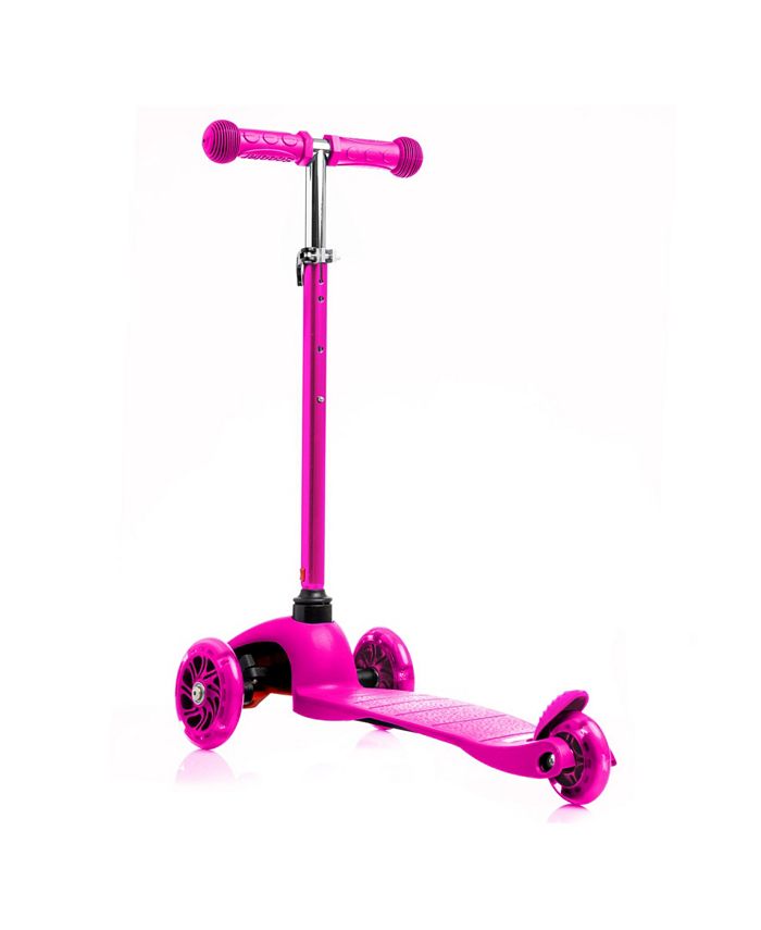 Rugged Racers Mini Scooter with Adjustable Height and LED Wheels - Macy's