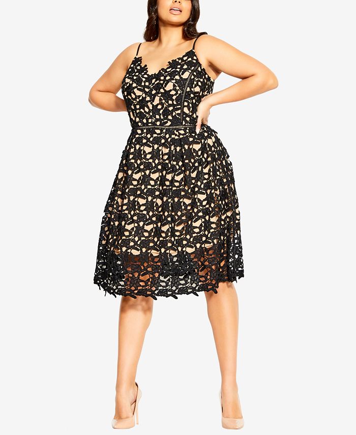 City Chic Trendy Plus So Fancy Dress - Macy's