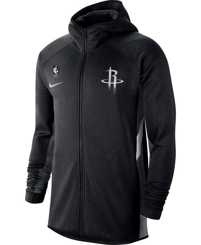 Nike Men's Heathered Black Houston Rockets Authentic Showtime Therma ...