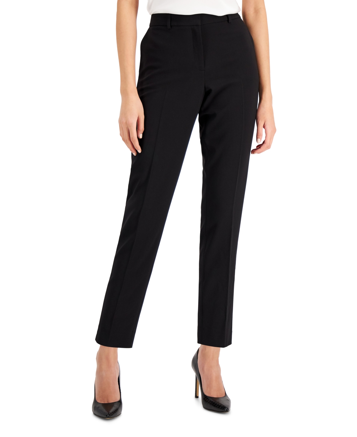 Click here for Tahari Asl Shannon Suit Straight-Leg Pants - Black prices