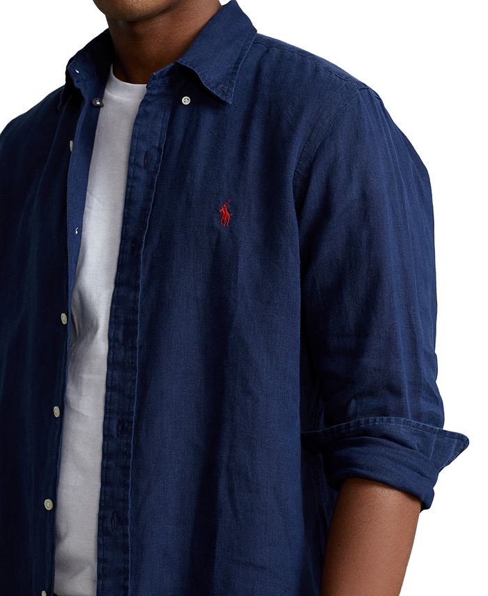 Polo Ralph Lauren Men's Classic Fit Linen Shirt - Macy's