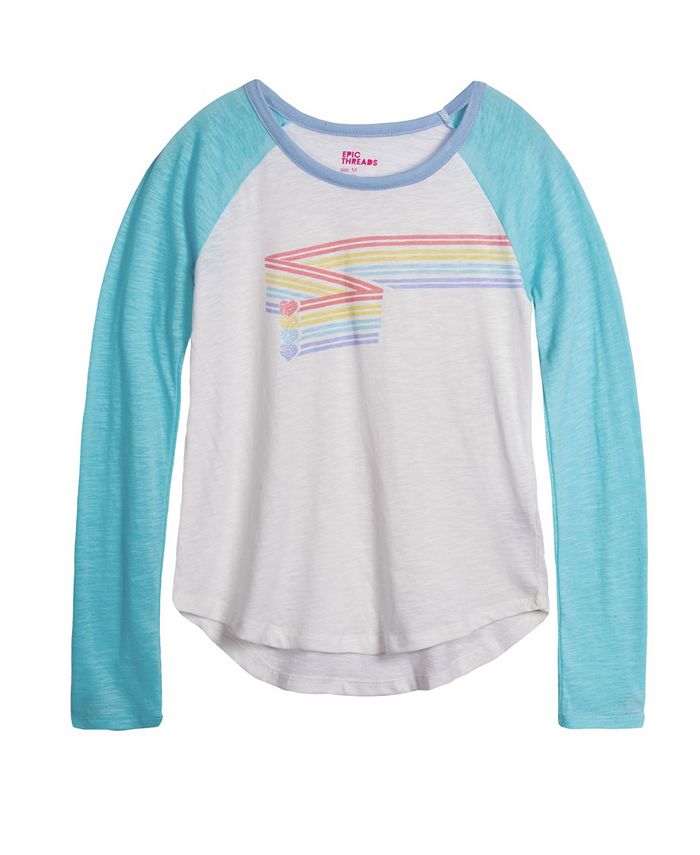 Epic Threads Big Girls Long Sleeve Graphic T-shirt - Macy's