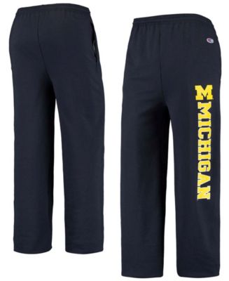 Men's Navy Michigan Wolverines Powerblend Pants - Macy's