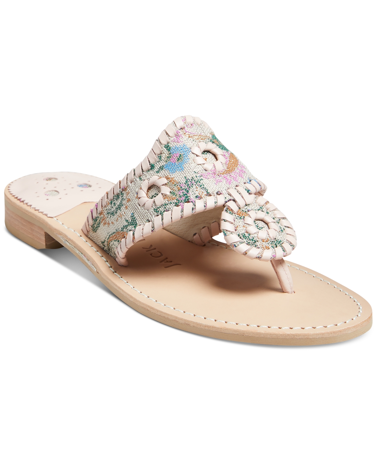 Click here for Jack Rogers Womens Jacks Flat Sandals - Brocade/bl... prices