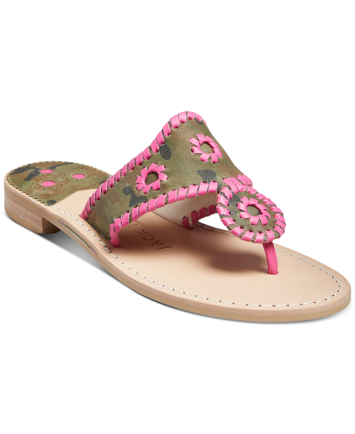 Click here for Jack Rogers Womens Jacks Flat Sandals - Camo/magen... prices