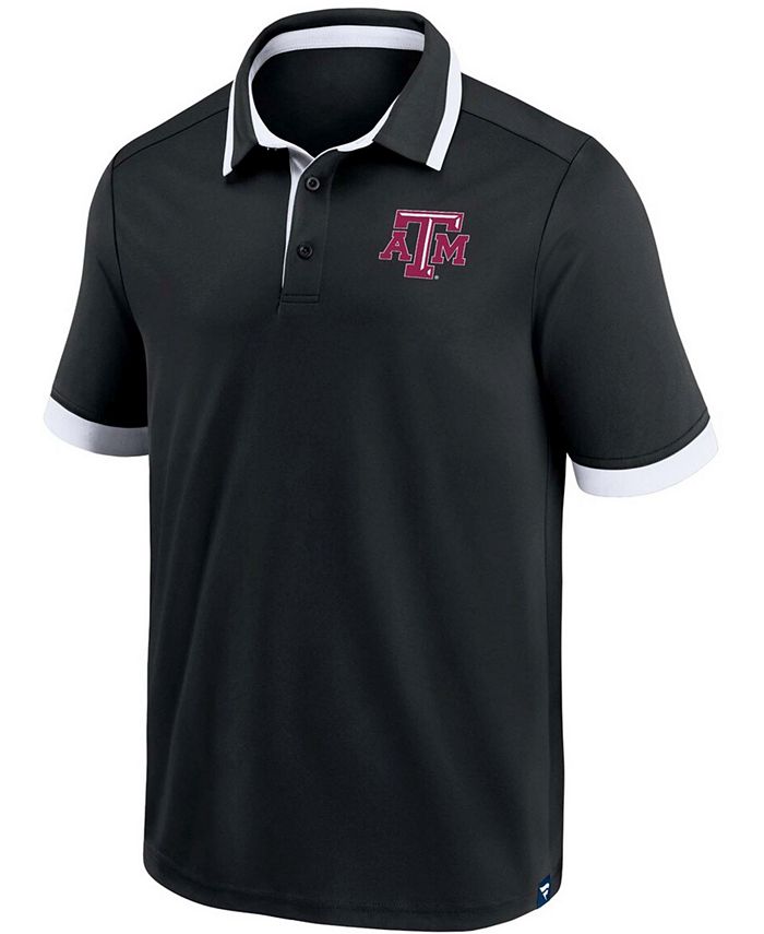 Fanatics Men's Black Texas A M Aggies Color Block Polo Shirt - Macy's
