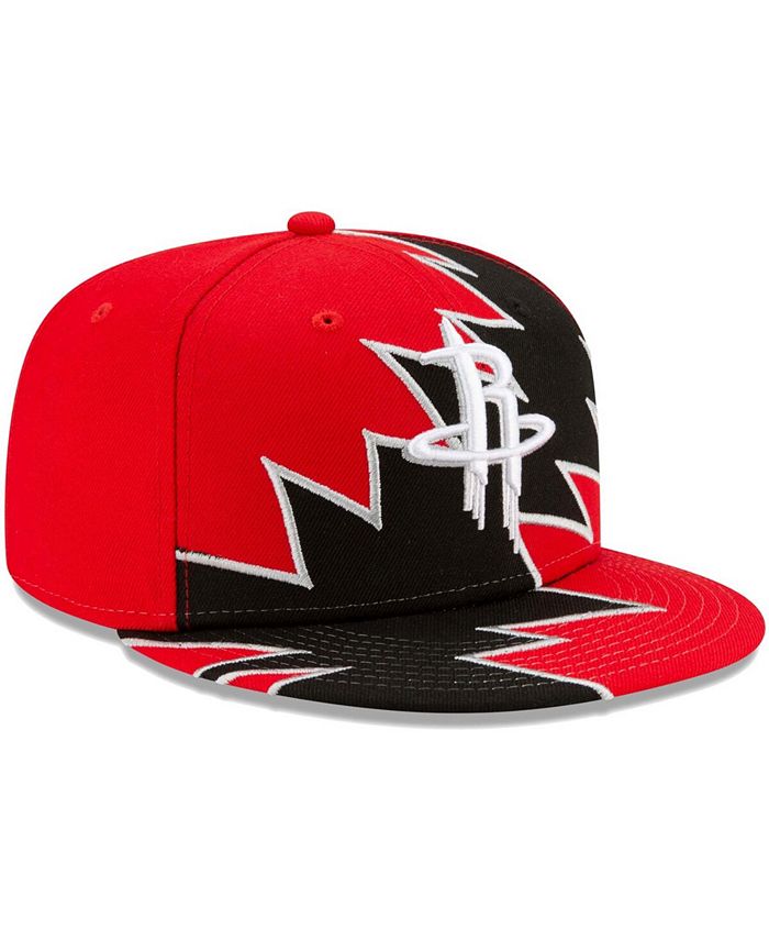 New Era Men's Red Houston Rockets Tear 9FIFTY Snapback Hat - Macy's
