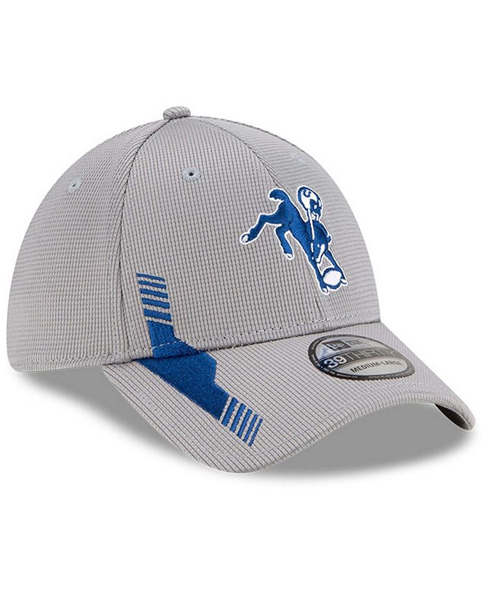 New Era Men's Gray Indianapolis Colts 2021 NFL Sideline Home Historic ...