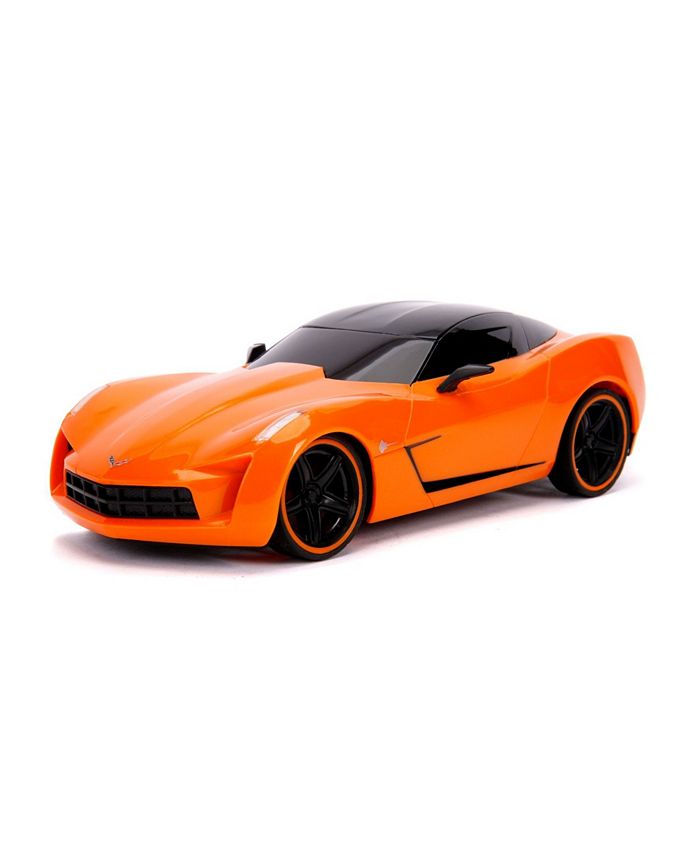 Jada Toys Remote Control Big Time Muscle 1:24 Corvette Stingray - Macy's