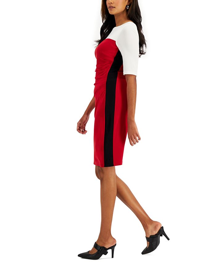 Kasper Colorblocked Sheath Dress - Macy's