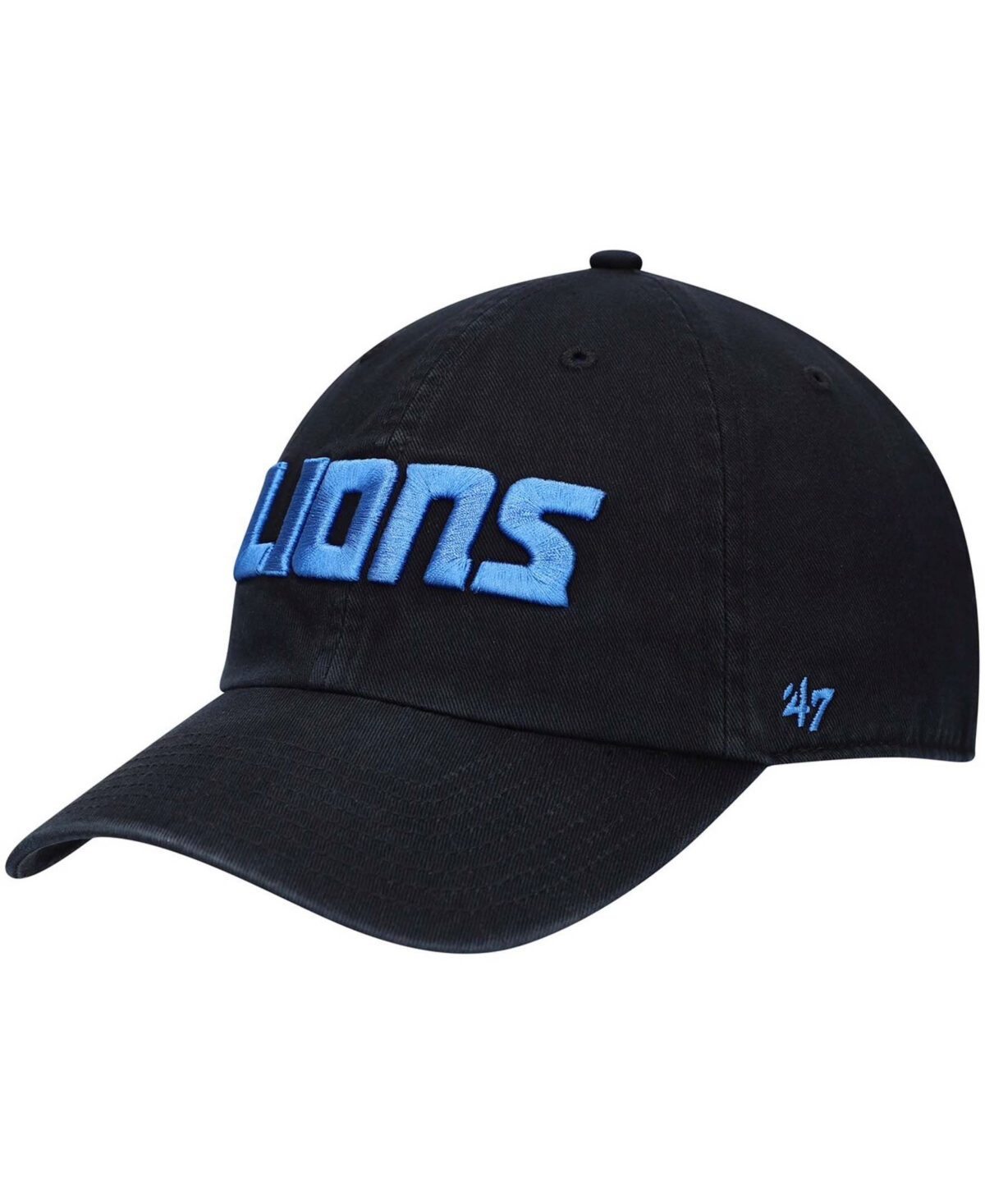 Click here for Mens Black Detroit Lions Clean Up Script Adjustabl... prices