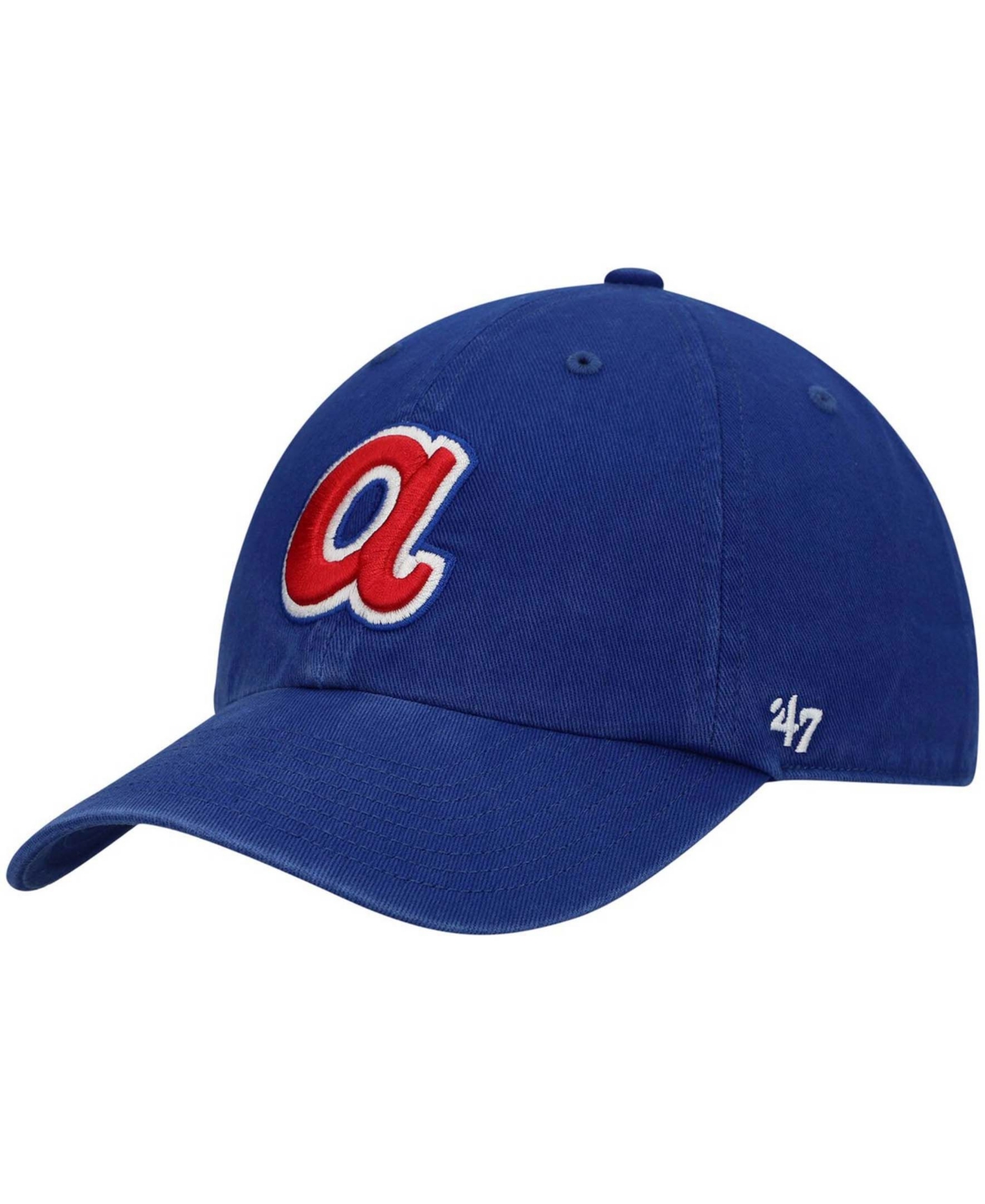 Click here for Mens Royal Atlanta Braves 1972 Logo Cooperstown Co... prices
