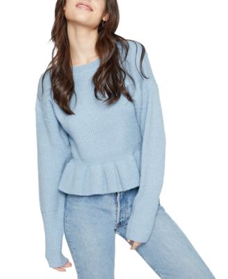 Lost + Wander After Hours Peplum Sweater - Macy's