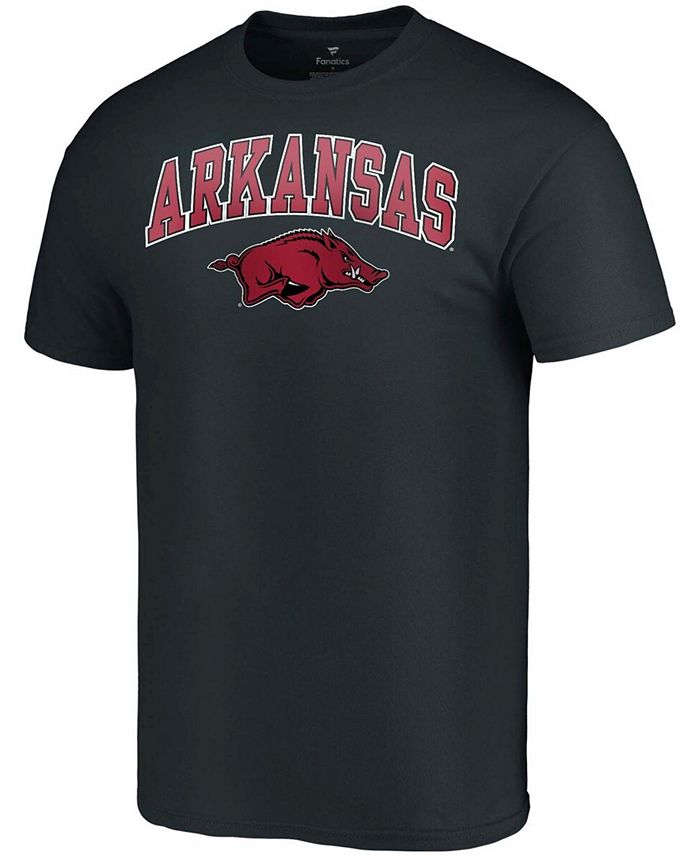Fanatics Men's Black Arkansas Razorbacks Campus T-shirt - Macy's