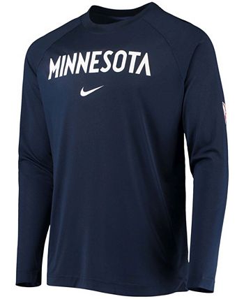 Nike Men's Navy Minnesota Timberwolves 75th Anniversary Pregame ...