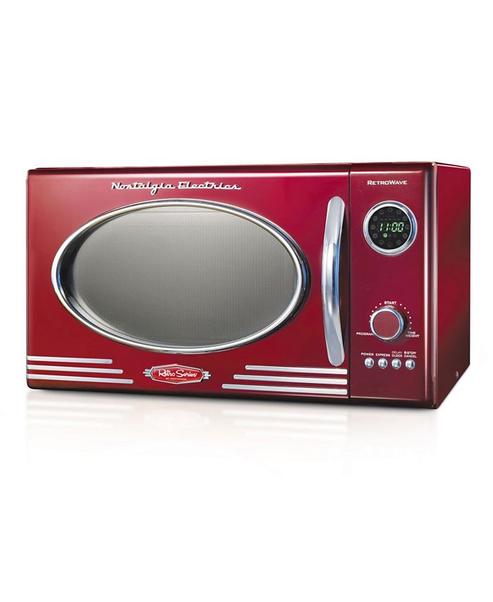 Nostalgia Retro Microwave Oven, 0.9 cube' - Macy's