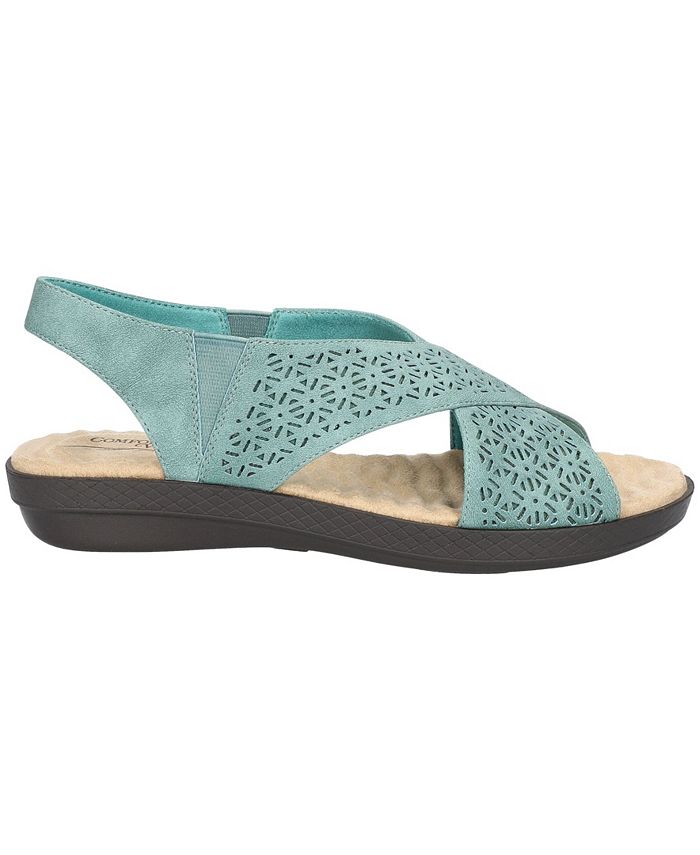 Easy Street Women's Claudia Comfort Wave Sandals - Macy's