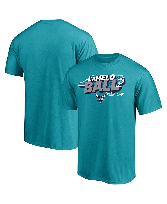 Fanatics Men's LaMelo Ball Teal Charlotte Hornets Hometown T-shirt - Macy's