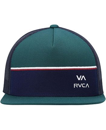 RVCA Men's Green Pier Trucker Snapback Hat - Macy's