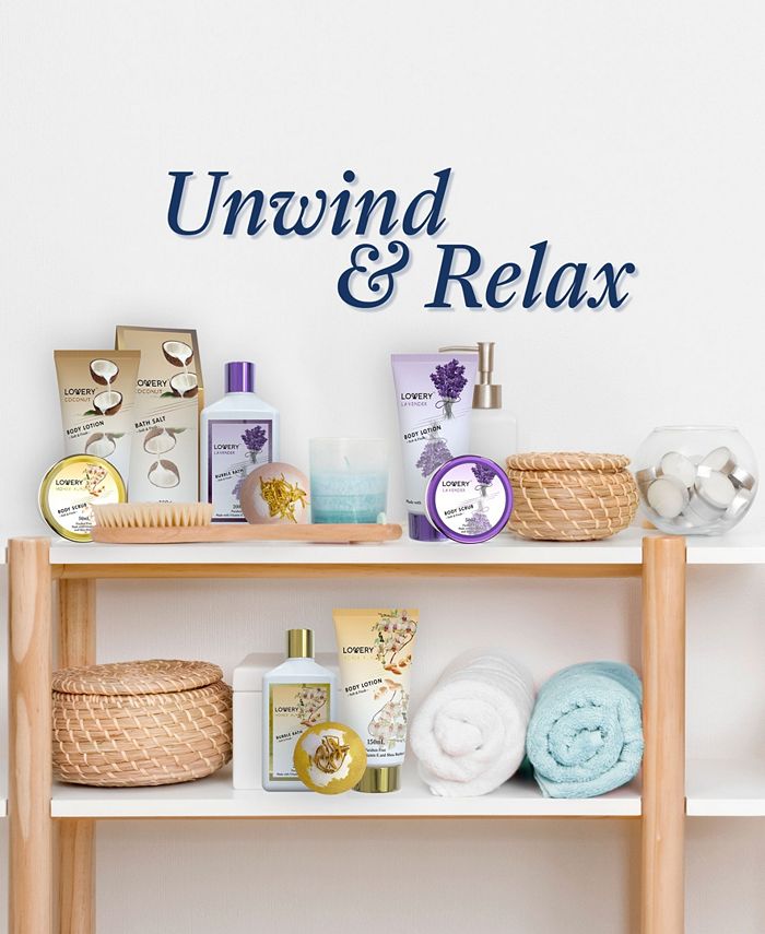 Lovery Coconut, Lavender, Jasmine, Honey and Almond Body Care 13 Piece ...