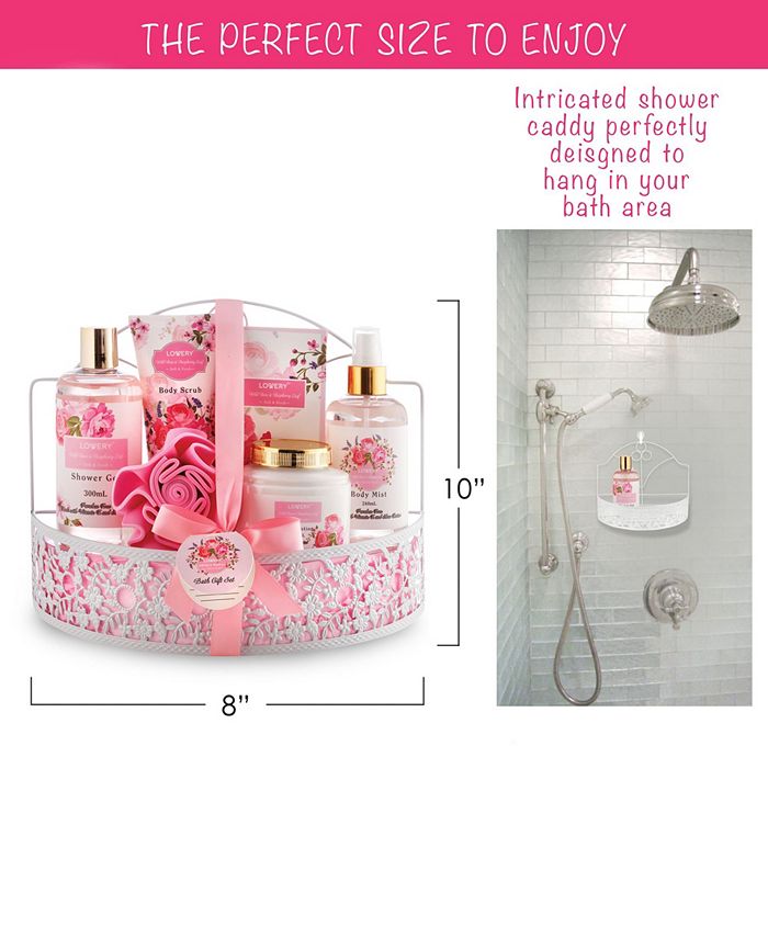 Lovery Wild Rose and Raspberry Body Care 7 Piece Gift Set - Macy's