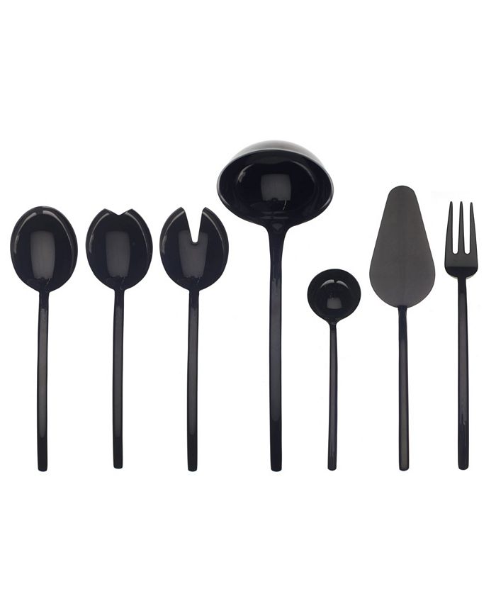 Mepra Due Oro Nero Full Serving Set, 7 Piece - Macy's