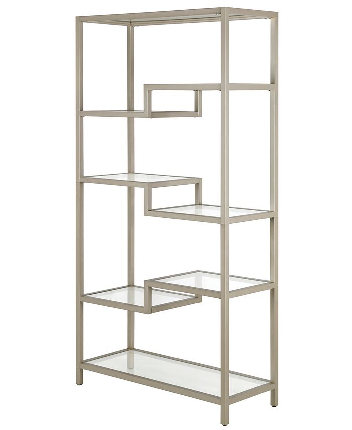 Hudson & Canal Johann 34" Wide Bookcase - Macy's