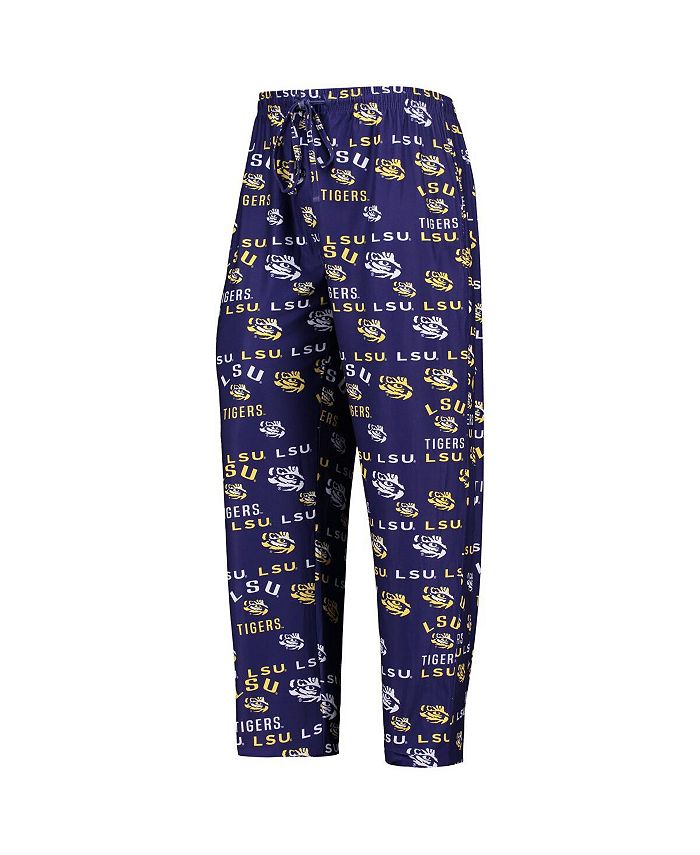 Concepts Sport Men's Purple LSU Tigers Flagship Allover Print Sleep ...