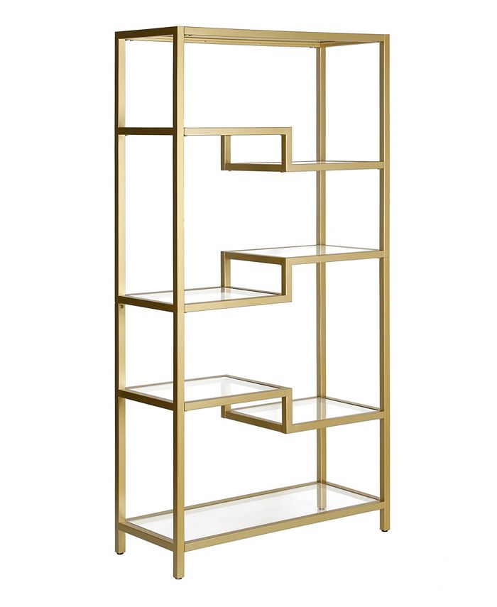 Hudson & Canal Johann 34" Wide Bookcase - Macy's