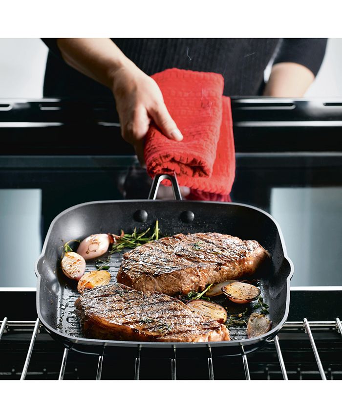 KitchenAid Hard Anodized 11.25" Square Grill Pan - Macy's