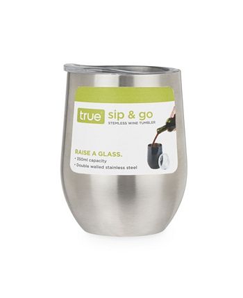 True Brands Sip & Go Stemless Wine Tumbler & Reviews - Glassware & Drinkware - Dining - Macy's
