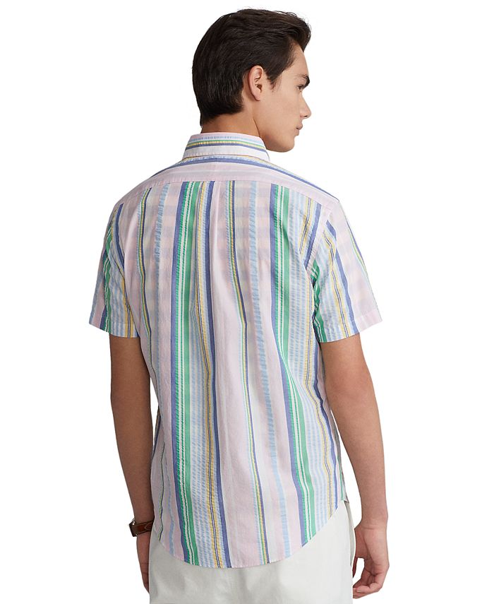 Polo Ralph Lauren Men's RL Prepster Classic-Fit Seersucker Shirt - Macy's