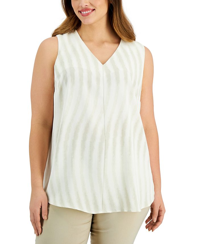Alfani Plus Size High-Low Tunic, Created for Macy's - Macy's