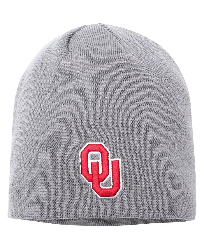 Top of the World Men's Gray Oklahoma Sooners EZDOZIT Knit Beanie - Macy's