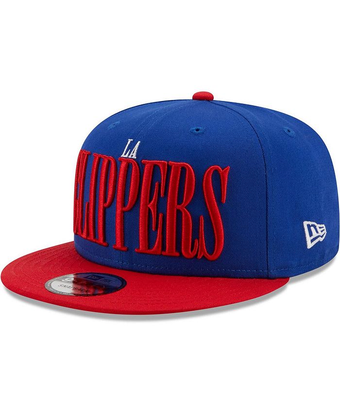 New Era Men's Royal LA Clippers Team Title 9FIFTY Snapback Hat - Macy's