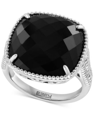 EFFY Onyx Statement Ring in Sterling Silver