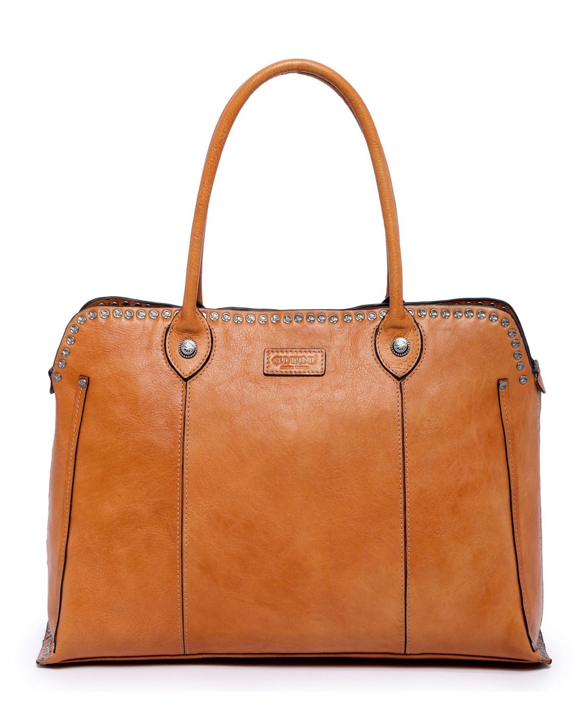 Click here for Old Trend Womens Genuine Leather Soul Stud Satchel... prices